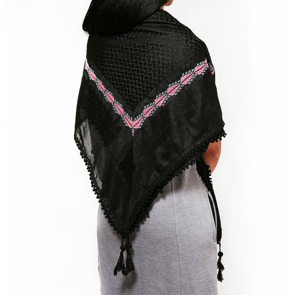 BLACK-ON-BLACK MAY KEFFIYEH – SEP Italia Srl